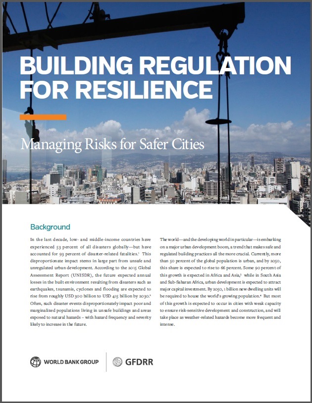 Building Regulation for Resilience | GFDRR Building Regulation for Resilience | GFDRR
